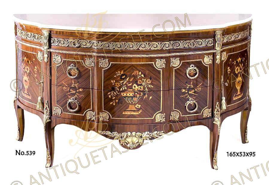 Roger Lacroix under the direction of Gilles Joubert Rococo Louis XV Commode