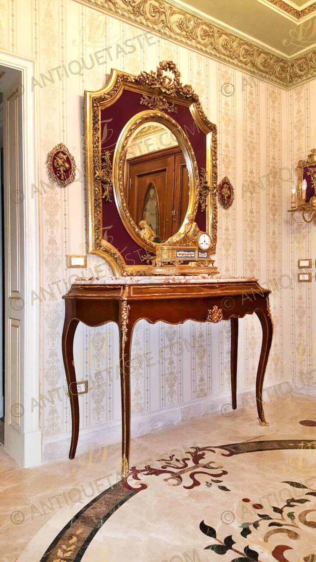François Linke Louis XV style gilt-ormolu-mounted freestanding Console ...