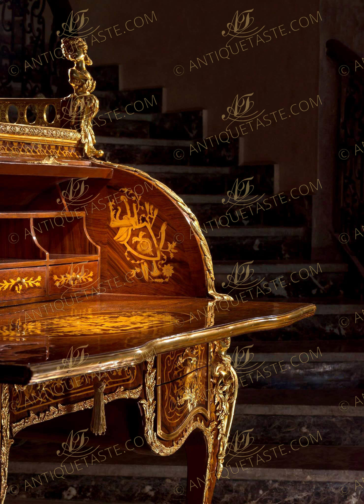 Le Bureau Du Roi | Louis XV's Roll-Top Secretary Desk